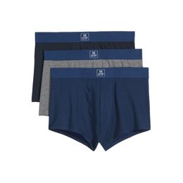 Marc O'Polo Marc O'polo Boxershorts 'Essentials' Herren Gr&ouml;&szlig;e XXL dunkelblau / graumeliert / wei&szlig;