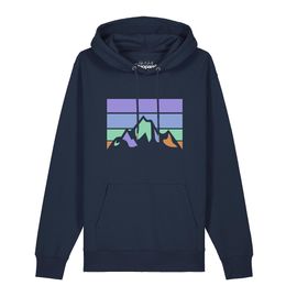 Watapparel Sweatshirt 'Retro Landscape' Herren Gr&ouml;&szlig;e S navy / mischfarben