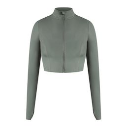 Smilodox Crop Jacke ' Nilai ' Damen Gr&ouml;&szlig;e L khaki