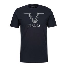 19V69 Italia T-Shirt 'Pierre' Herren Gr&ouml;&szlig;e M dunkelblau / wei&szlig;