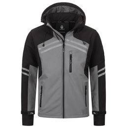 Rock Creek Funktionsjacke Herren Gr&ouml;&szlig;e 5XL graphit / schwarz