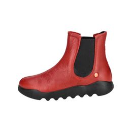 Softinos Chelsea Boots Damen Gr&ouml;&szlig;e 41 rot / schwarz Winterschuhe
