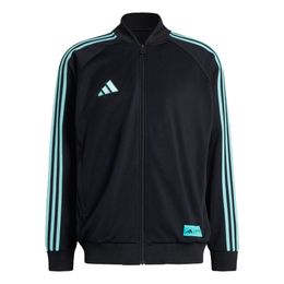 adidas Performance Sportsweatjacke 'Mercedes - AMG Petronas Formula One Team Las Vegas' Herren Gr&ouml;&szlig;e XL t&uuml;rkis / schwarz / wei&szlig;
