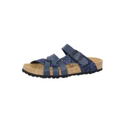 Lico Pantolette ' Bioline Gleam ' Damen Gr&ouml;&szlig;e 42 blau