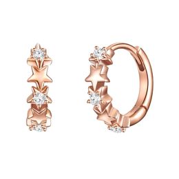 Glanzst&uuml;cke M&uuml;nchen Glanzst&uuml;cke M&uuml;nchen Ohrringe Damen Gr&ouml;&szlig;e One Size rosegold / transparent