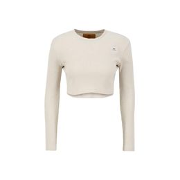 Alpha Industries Sweatshirt 'X-Fit' Damen Gr&ouml;&szlig;e XS offwhite
