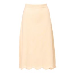 Adrianna Papell Rock 'Pull On A-Line Sweater Midi Skirt with Wavy Fringe Hem' Damen Gr&ouml;&szlig;e 40 pastellgelb