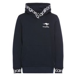 Kangaroos Sweatshirt Jungen Gr&ouml;&szlig;e 128/134 marine / wei&szlig;