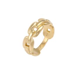 Elli Ring Knoten, Twisted Damen Gr&ouml;&szlig;e 58 gold