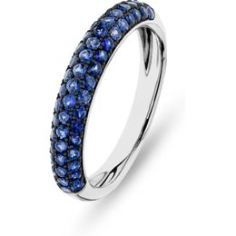 GUIA Ring Damen Gr&ouml;&szlig;e 56 blau / silber
