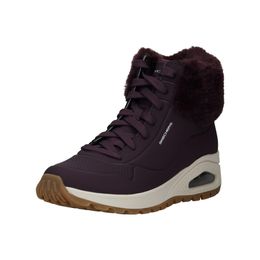 Skechers Schn&uuml;rstiefelette Damen Gr&ouml;&szlig;e 41 weinrot Winterschuhe