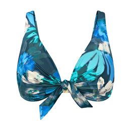 Triumph B&uuml;gel-Bikini-Top ' Summer Fleur ' Damen Gr&ouml;&szlig;e 80 t&uuml;rkis