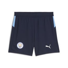 Puma Sportshorts 'Manchester City 25/26' Jungen Gr&ouml;&szlig;e 140 navy / taubenblau / naturwei&szlig;