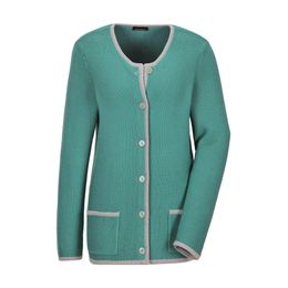 GOLDNER Strickjacke Damen Gr&ouml;&szlig;e L gr&uuml;n