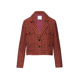s.Oliver BLACK LABEL Blazer Damen Gr&ouml;&szlig;e 34 beige / braun / rot / schwarz