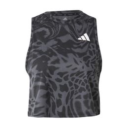 adidas Performance Sporttop 'Essential' Damen Gr&ouml;&szlig;e 5XL/6XL dunkelgrau / schwarz / offwhite
