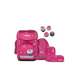 Ergobag Rucksack 'Cubo Set 5 tlg' Jungen Gr&ouml;&szlig;e One Size dunkelpink