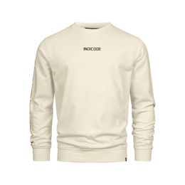 INDICODE Jeans Sweatshirt 'Korbin' Herren Gr&ouml;&szlig;e XXXL beige / schwarz