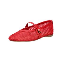 Steve Madden Riemchenballerina Damen Gr&ouml;&szlig;e 42 kirschrot