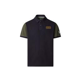 Hackett London Poloshirt 'HERITAGE RALLY MULTI' Herren Gr&ouml;&szlig;e XS gelb / dunkelgr&uuml;n / schwarz