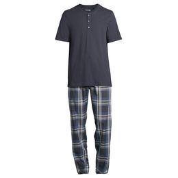 Schiesser Pyjama kurz 'Night & Home' Herren Gr&ouml;&szlig;e XXL dunkelblau