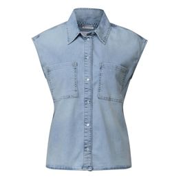 Street One Bluse Damen Gr&ouml;&szlig;e S blue denim