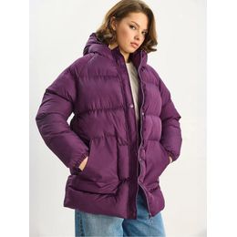 Bianco Lucci Winterjacke Damen Gr&ouml;&szlig;e L lila