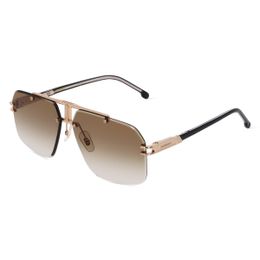 Carrera 1054/S | Herren-Sonnenbrille | Fassung: Vollrand, Pilot, Metall, Gold Gl&auml;nzend | Glasfarbe: Gr&uuml;n Verlaufend