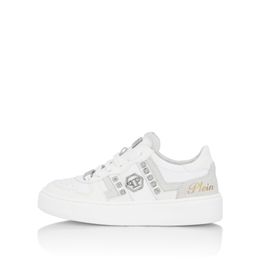 Philipp Plein Sneaker Jungen Gr&ouml;&szlig;e 25 hellgrau / wei&szlig; / offwhite