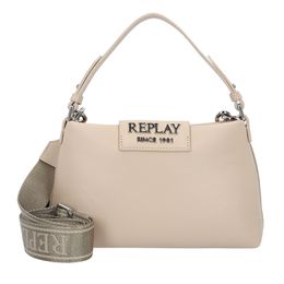 Replay Schultertasche Damen Gr&ouml;&szlig;e One Size beige / grau