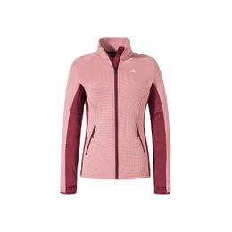 Sch&ouml;ffel Sch&ouml;ffel Funktionsfleecejacke 'Lodron' Damen Gr&ouml;&szlig;e XL hellpink / rotviolett / wei&szlig;