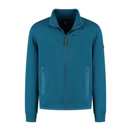 Travelin Strickjacke 'Olle' Herren Gr&ouml;&szlig;e XXXL cyanblau