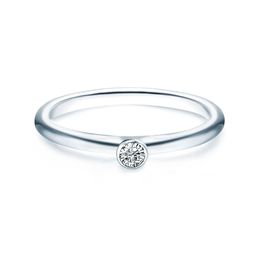 Trilani Ring Damen Gr&ouml;&szlig;e 50 silber