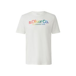 s.Oliver T-Shirt Herren Gr&ouml;&szlig;e L mischfarben / wei&szlig;