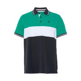 Delmao Poloshirt Herren Gr&ouml;&szlig;e XL gr&uuml;n / schwarz / wei&szlig;