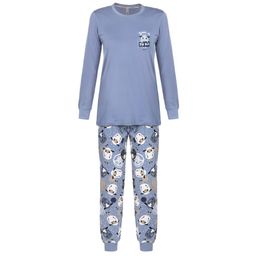 Doctor Nap Pyjama Damen Gr&ouml;&szlig;e M blau Winterkleid