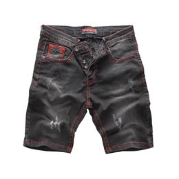 Rock Creek Shorts Herren Gr&ouml;&szlig;e 32 knallrot / black denim
