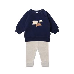 Liliput Set 'Croissant Bonjour' Jungen Gr&ouml;&szlig;e 98/104 beige / blau