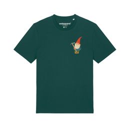 Watapparel Shirt ' Gartenzwerg ' Herren Gr&ouml;&szlig;e XXXL braun / dunkelgr&uuml;n / rot / wei&szlig;