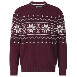Babista Pullover Herren Gr&ouml;&szlig;e L bordeaux / schwarz / wei&szlig;