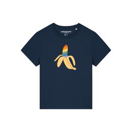 Watapparel T-Shirt ' Rainbow Banana ' Damen Gr&ouml;&szlig;e S navy / mischfarben