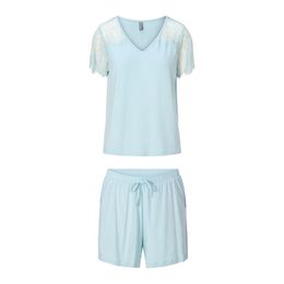Lingadore Pyjama Damen Gr&ouml;&szlig;e XS hellblau Winterkleid