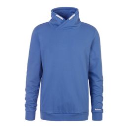 Bench Sweatshirt Herren Gr&ouml;&szlig;e S blau / wei&szlig;