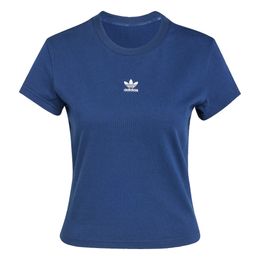 adidas originals T-Shirt 'Essentials' Damen Gr&ouml;&szlig;e XXXS/XXS navy / wei&szlig;