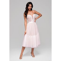Ombre Abendkleid 'Valentina' Damen Gr&ouml;&szlig;e 38 wei&szlig;