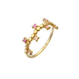 Haze&Glory Haze&glory Ring Damen Gr&ouml;&szlig;e 54 gold / pink