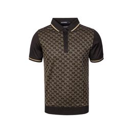 K by KARL LAGERFELD Karl Lagerfeld Poloshirt Herren Gr&ouml;&szlig;e XL dunkelbraun / schlammfarben