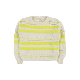 Vero Moda Girl Pullover 'Vmcascia' M&auml;dchen Gr&ouml;&szlig;e 158/164 beige / neongr&uuml;n