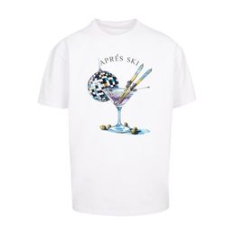 F4NT4STIC Shirt 'Apr&egrave;s Ski Martini Winter Sport' Herren Gr&ouml;&szlig;e L mischfarben / wei&szlig;
