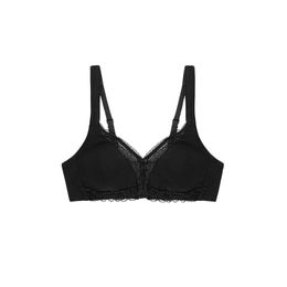 Triumph B&uuml;gelloser BH ' Modern Lace+Cotton ' Damen Gr&ouml;&szlig;e 75 schwarz